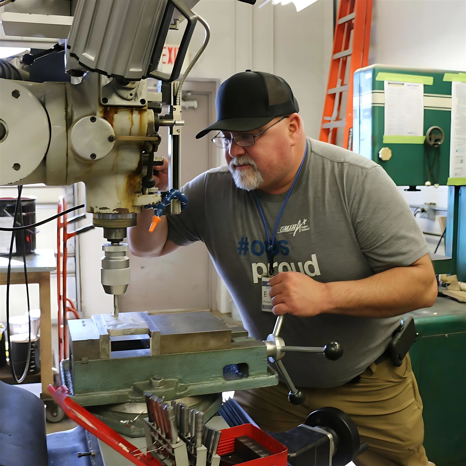 Machinist Maintains Comfortable Learning Environment for Students